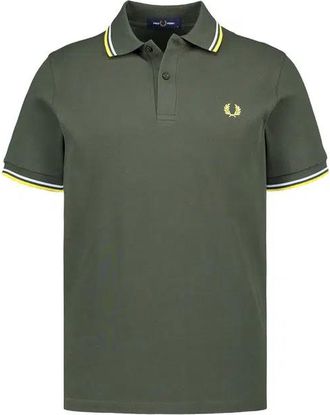 Fred Perry Herren Polo-Shirt gr&uuml;n