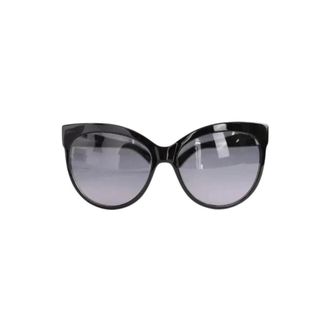 Dior Pre-owned Plastique lunettes-de-soleil - Femme - Pre-owned - Noir - Taille: ONE Size