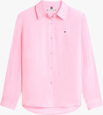 Tommy Hilfiger Chemise ray&eacute;e en lin