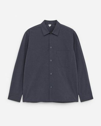 Arket Popeline-Hemd -Blau