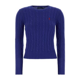 Polo Ralph Lauren Femme, Pulls, Bleu, Taille: 36 FR Pull en coton