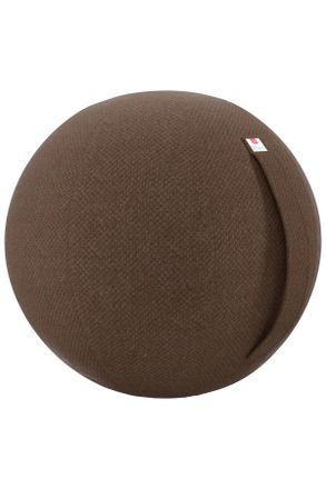 Stylife Sitzball, Braun, Textil, F&uuml;llung: Luftkern, 60x60x60 cm, Oeko-Tex Standard 100, Wohnzimmer, Hocker, Sitzs&auml;cke