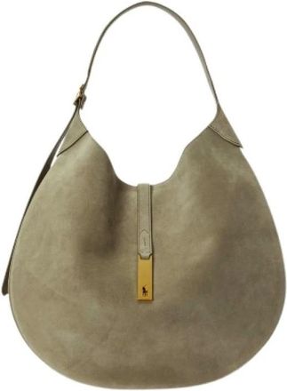 Polo Ralph Lauren Sac port&eacute; &eacute;paule Polo ID - Femme - Sacs - Vert - Taille: ONE Size