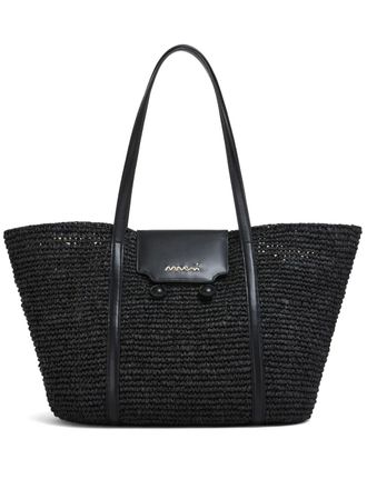 Marni sac porté épaule Trunkaroo - Noir