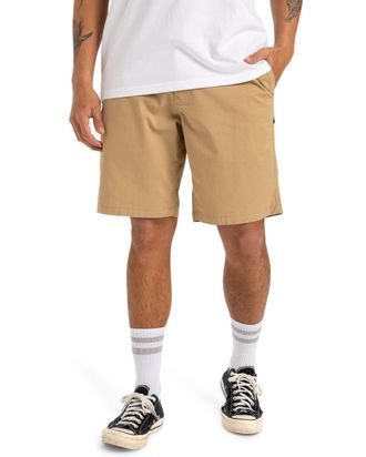 Quiksilver Herren MW Chino Straight Walk Shorts, Khaki, 32W