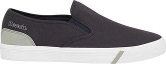 Bench Unifarben Sneaker f&uuml;r Herren, Zum Anschl&uuml;pfen, Flach (Marine)