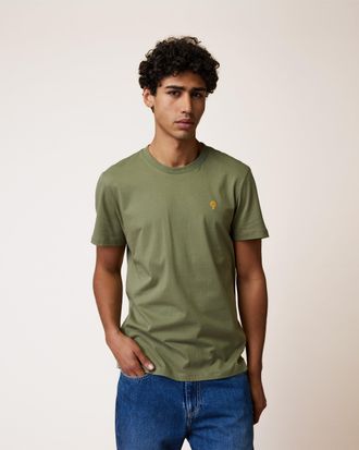 Faguo T-shirt kaki coton