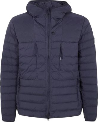 Stone Island Homme, Vestes, Bleu, Taille: S Seamless Tunnel Nylon Down-TC Jacket