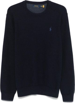 Polo Ralph Lauren Pullover mit Polo Pony-Stickerei - Blau