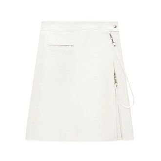 Courr&egrave;ges Short Skirts - Femme - Jupes - Blanc - Taille: 38 FR