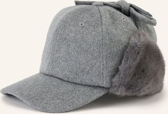 By Malene Birger By Malene Birger Cap Tanna Mit Kunstfell grau
