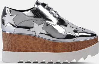 Stella McCartney Elyse Platforms, Woman, Silver, Size: 38h