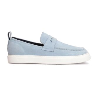 Kazar Blaue Wildleder-Slip-On-Sneakers - - Shoes - Herren - Blau - 40 EU