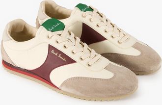 Paul Smith Baskets Chilly crant&eacute;es en cuir