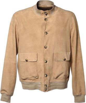 Baldinini Homme, Vestes, Brun, Taille: S Veste Beige en Daim