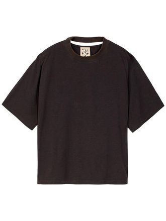 Camperlab t-shirt à découpes - Noir