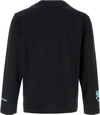 Burberry Burberry Map Print T-Shirt - Black