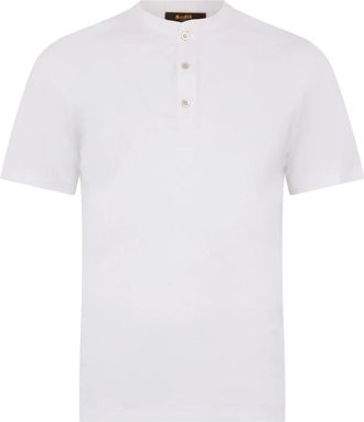 Moorer Homme, Tops, Blanc, Taille: M T-Chemises