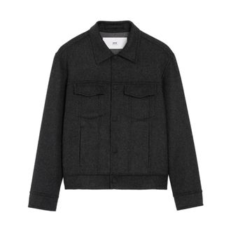 Ami Trucker Jacket - - Jackets - Herren - Schwarzk - L
