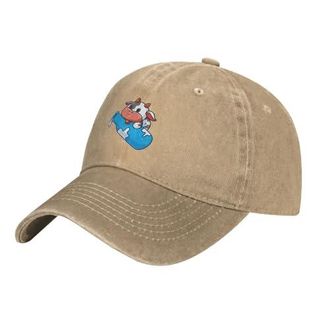 Generic Une Vache Mignonne Apporte Une Bouteille De Lait G&eacute;ante Homme Femme Hip-Hop Cap Athl&eacute;tique Trucker Caps Confortable Casquette De Baseball pour Ext&eacute;rie