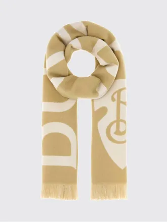 Burberry Wollschal von mit Kontrastlogo und Fransenkanten
