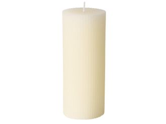 Boltze Classic Stumpenkerze Creme 15cm