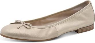 Tamaris Ballerines Classiques pour Femme, Semelle int&eacute;rieure Tactile, Champagne, 42 EU