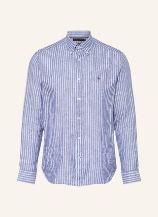 Tommy Hilfiger Leinenhemd Regular Fit blau