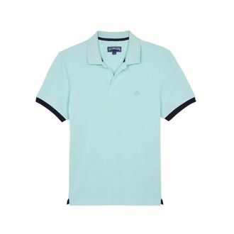 Vilebrequin Palatin Baumwoll-Piqu&eacute;-Poloshirt - - Tops - Herren - Blau - 2XL