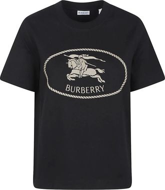 Burberry Femme, Tops, Noir, Taille: 40 FR Burberry T-shirts et Polos Noir