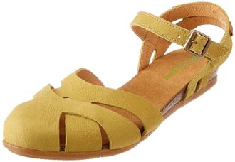 El Naturalista Damen Stella Sandale mit Absatz, Kräuter, 36 EU