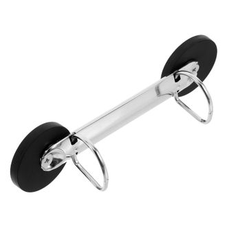 Hemobllo Magnetischer Ringordnermechanismus 2 Loch aus Eisen Wandmontage Vielseitiger Dokumentenhalter f&uuml;r B&uuml;ro und Zuhause