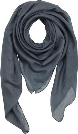 Freak Scene Echarpe en coton - gris-foncé - tissu carré