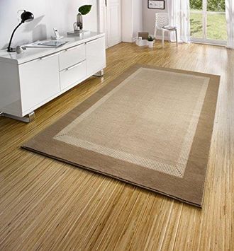 Hanse Home Teppich Läufer Band 200x290cm - Teppichläufer Weicher Kurzflor Teppich Modernes Design Läufer für Flur, Schlafzimmer, Kinderzimmer, Badezimmer, Wohnzi