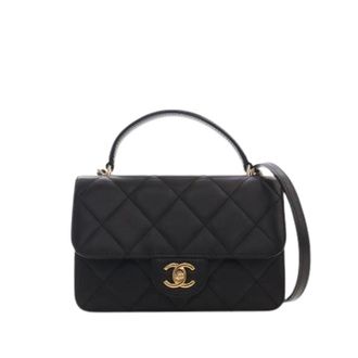 Chanel Pre-owned Quilted Satchel - - Pre-owned - Damen - Schwarzk - ONE SIZE