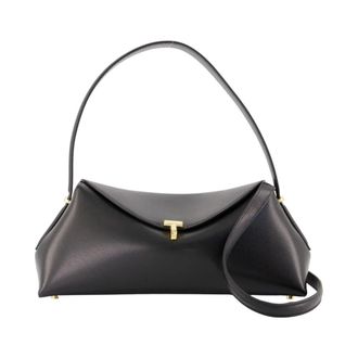 Toteme T-Lock Schultertasche - - Bags - Damen - Schwarzk - ONE SIZE