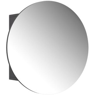 Vicco Armoire de toilette Loki, Anthracite, 60x60cm avec 2 compartiments, Vicco