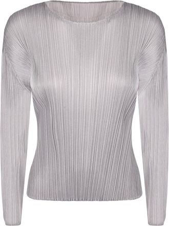 Issey Miyake Femme, Tops, Gris, Taille: 42 FR Monthly Colors : February