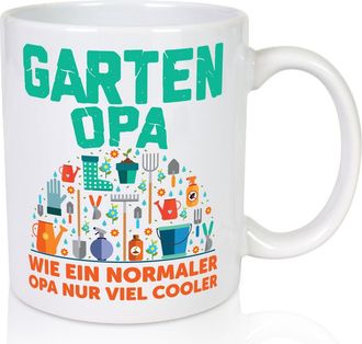 Generic Garten Opa | Cooler Opa | Gärtner - Tasse Weiss - Kaffeetasse/Geschenk/Familie