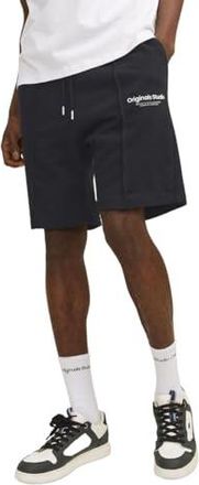 Jack & Jones Shorts de Jogging Amples et Confortables pour Hommes JPSTKANE, Couleurs:Noir, Taille:XL