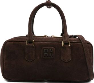 Miu Miu Tote Bag mit Reißverschluss - Braun