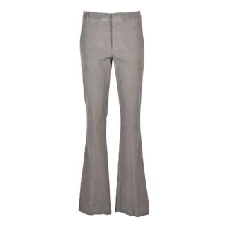 Dondup Femme, Pantalons, Gris, Taille: W27 Wide Pantalons