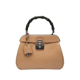 Gucci Sac &agrave; main Lady Lock Pre-owned - Femme - Pre-owned - Beige - Taille: ONE Size