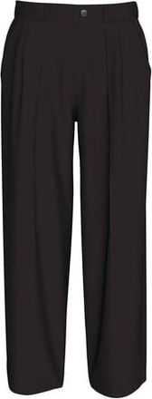 Calvin Klein Pantalon droit en coton m&eacute;lang&eacute;