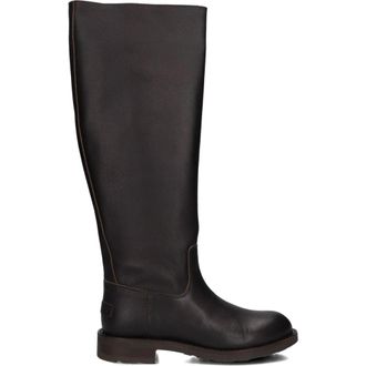 Shabbies Amsterdam Alyd Tuba Braune Lederstiefel - - Shoes - Damen - Braun - 37 EU