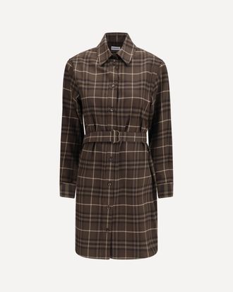 Burberry Check cotton shirt Dress Female 10