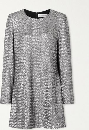 Veronica de Piante Layla Minikleid Aus T&uuml;ll Mit Pailletten - Metallic
