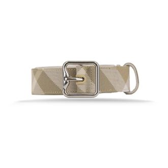 Burberry Herren Karo Leder G&uuml;rtel - - Accessories - Herren - Beige - S