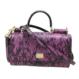 Dolce & Gabbana Sac Pochette Pre-owned - Femme - Pre-owned - Violet - Taille: ONE Size