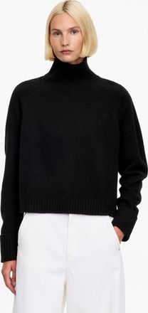 Arket Wollpullover Mit Rollkragen -Schwarz